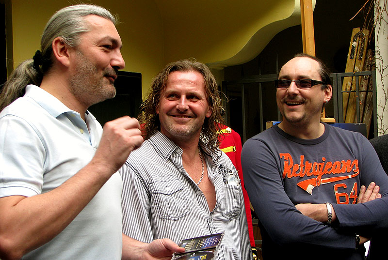 Daniel Hůlka, Josef Vojtek a Marian Vojtko pokřtili CD "Barona Prášila ...